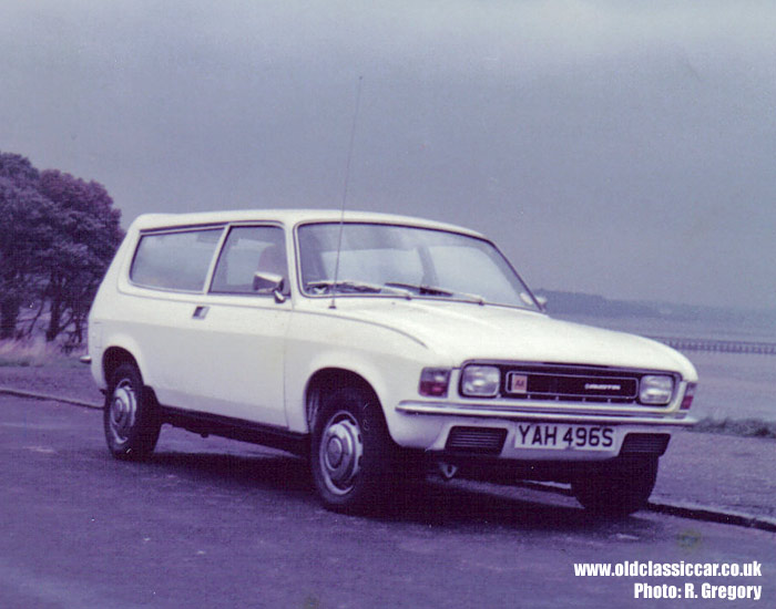 An Austin Allegro Estate car from the 1970s.
